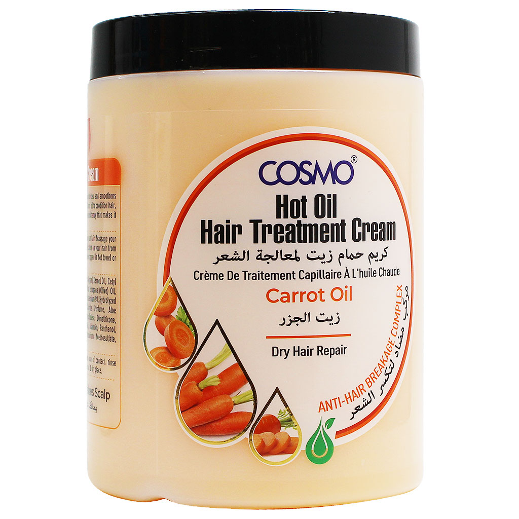 Cosmo Hot Oil Hair Treatment Cream Carrot Oil, 1000 ml (Крем для ухода ...